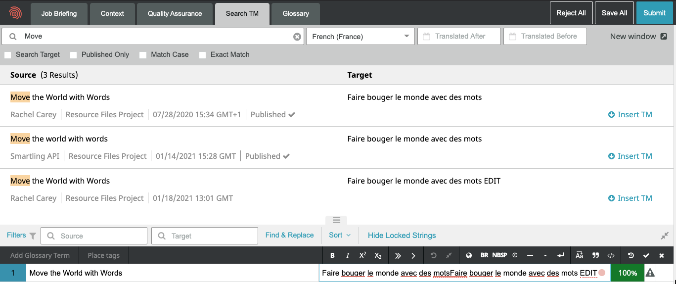 CAT Tool Overview – Smartling Help Center