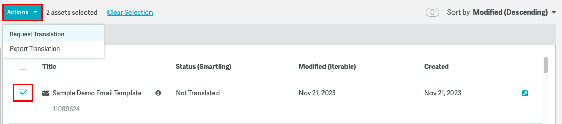 Translating with the Iterable Connector – Smartling Help Center