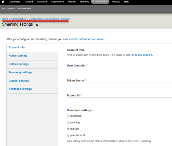 Drupal 7 Classic Connector Installation and Configuration – Smartling ...