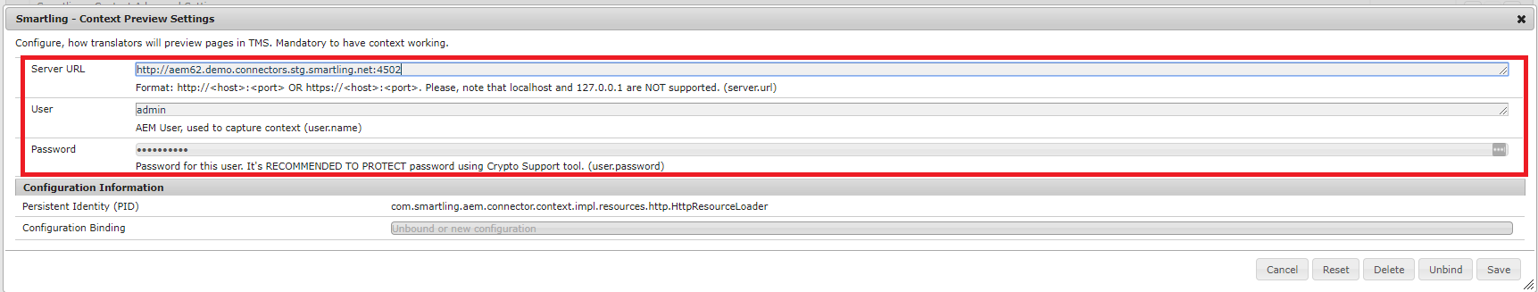 AEM Classic Connector Installation and Configuration – Smartling Help Center