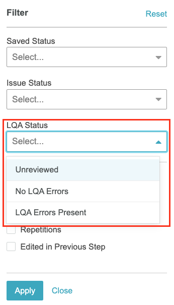Overview of Linguistic Quality Assurance (LQA) – Smartling Help Center